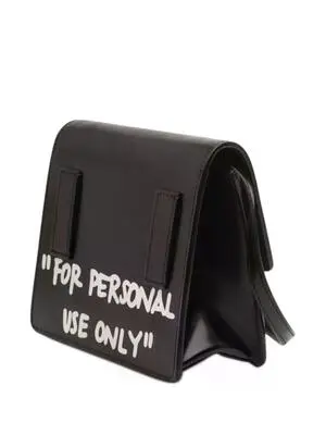Off-White Glazed Calfskin Jitney 0.7 Bag