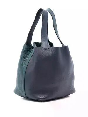 Hermès 2020 Bicolor Clemence Picotin Lock 22 Handbag