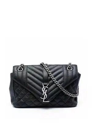 Saint Laurent Triquilt Monogram College Bag