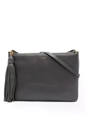 Saint Laurent Monogram Crossbody Bag - Grey