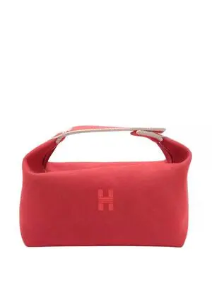 Hermès 2021-2026 Large Toile Bride A Brac Case Vanity Bag - Red