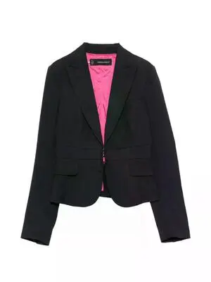 Dsquared2 Peak Lapel Single-breasted Blazer - Black