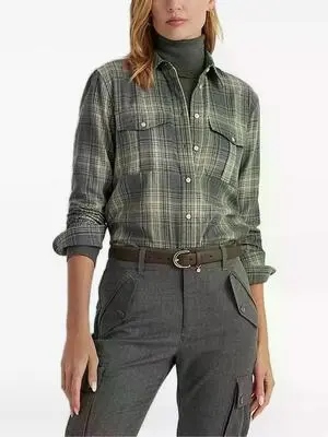 Ralph Lauren Plaid Shirt - Grey