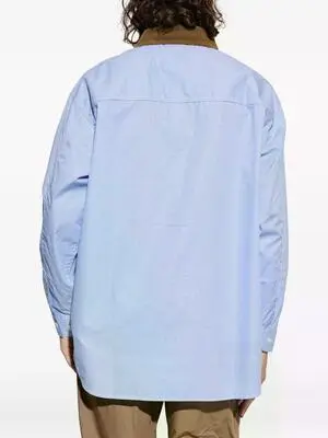 Comme Des Garçons Corduroy-collar Checked Shirt