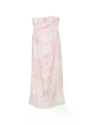 Bernadette Elora Floral-print Strapless Midi Dress