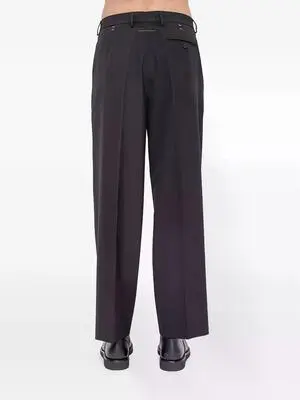 MAISON MARGIELA Stapled Pleated Wool Trousers