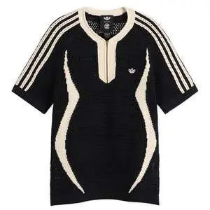 Adidas Clot Knit Jersey With Zip Closure