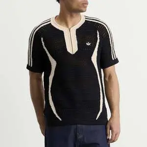 Adidas Clot Knit Jersey With Zip Closure