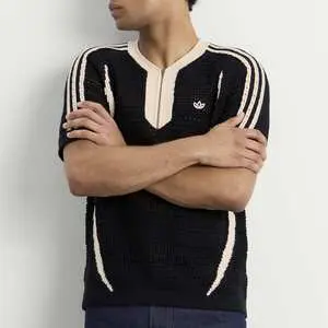 Adidas Clot Knit Jersey With Zip Closure