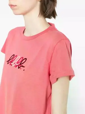 AGNES B. Embroidered Logo T-shirt