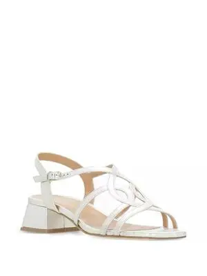JULIE DEE Metallic Effect Strappy Sandals