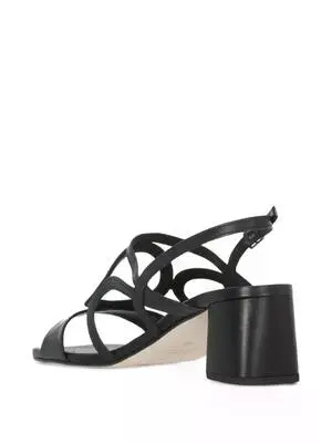 JULIE DEE Leather Heeled Sandals