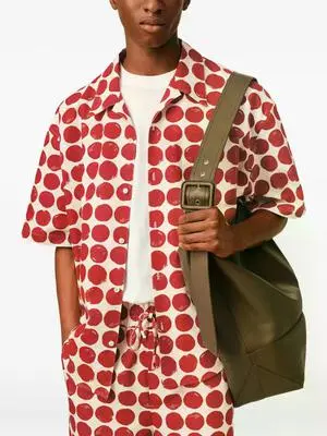 AMI Paris Cotton Short Sleeves Boxy Fit Shirt