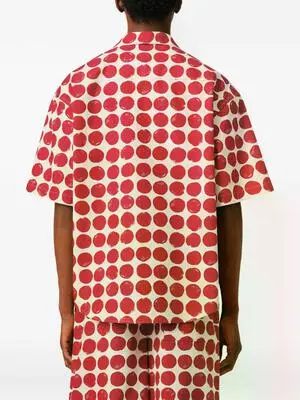 AMI Paris Cotton Short Sleeves Boxy Fit Shirt