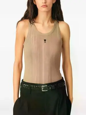 AMI Paris Cotton Tank Top