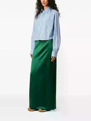 AMI Paris Cotton Cropped Shirt