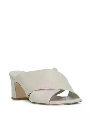 JULIE DEE Crossover-strap Block-heel Sandals