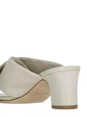 JULIE DEE Crossover-strap Block-heel Sandals