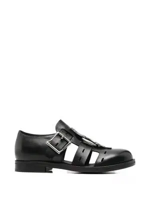 Martine Rose Buckle-fastening Strap Sandals - Black