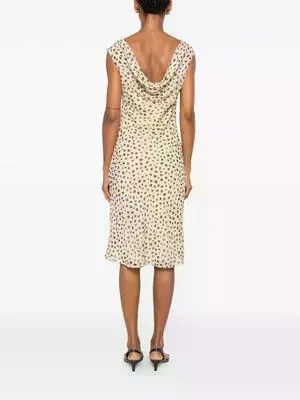 Posse Leo Cheetah-print Midi Dress