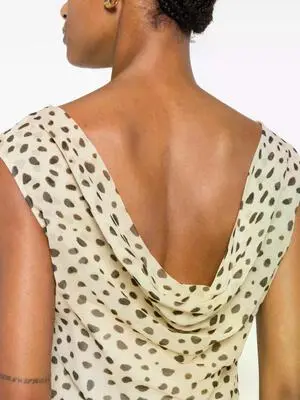Posse Leo Cheetah-print Midi Dress