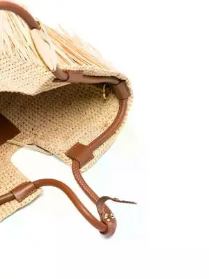 Zimmermann Small Goldentime Fringe Tote Bag
