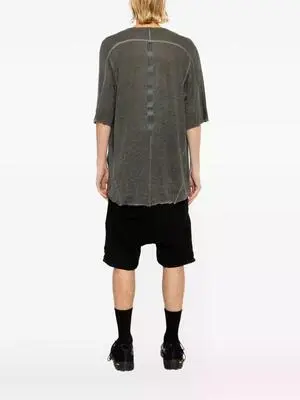 ISAAC SELLAM EXPERIENCE Raw-edge Overlock-stitch T-shirt