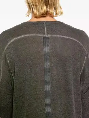 ISAAC SELLAM EXPERIENCE Raw-edge Overlock-stitch T-shirt