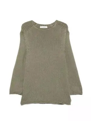 Our Legacy Shaker-stitch Knit Boat Neck Raglan Sleeve Top