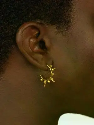 OTTOMAN HANDS Jale Hoop Earrings - Gold
