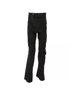 LEON EMANUEL BLANCK Distortion Strait Trousers - Black