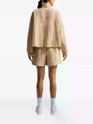 Nike Embroidered Drawstring Shorts - Neutrals