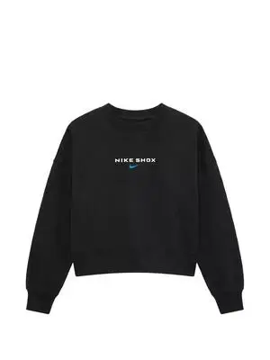 Nike Shox Logo Print Sweater - Black