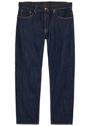 Nudie Jeans Rad Rufus Straight-leg Jeans - Indigo