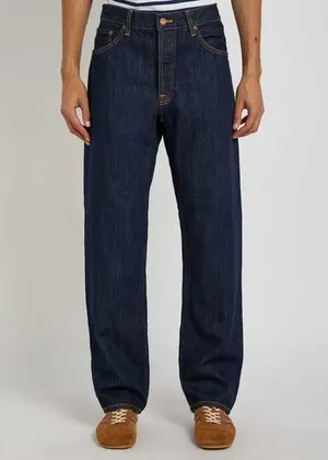 Nudie Jeans Rad Rufus Straight-leg Jeans - Indigo