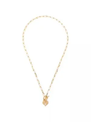 MISSOMA Molten Heart T-bar Necklace - Gold