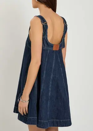 DAMSON MADDER Immy Panelled Denim Mini Dress