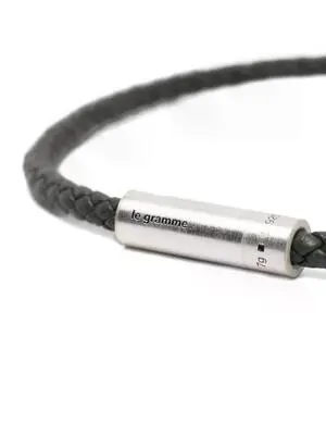 Le Gramme Braided Leather Bracelet