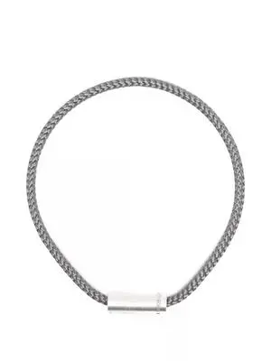 Le Gramme Brushed Nato Cable Bracelet - Grey