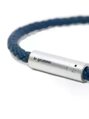 Le Gramme 7g Braided Leather Bracelet