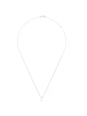 Le Gramme Alphabet Pendant Necklace - Silver