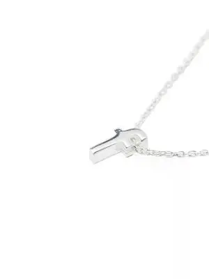 Le Gramme Alphabet Pendant Necklace