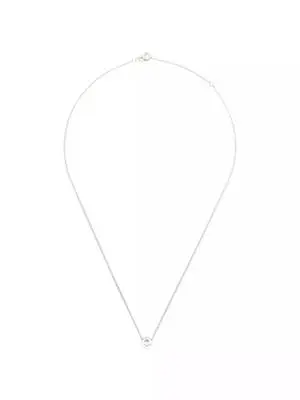 Le Gramme Alphabet Pendant Necklace - Silver