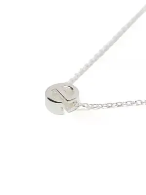 Le Gramme Alphabet Pendant Necklace