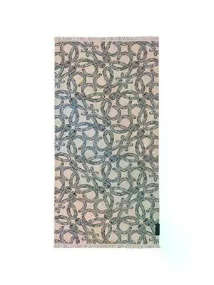 Loewe Anagram Fringed Beach Towel