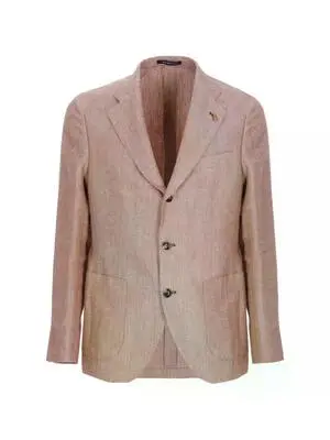 LATORRE Herringbone-pattern Blazer - Brown