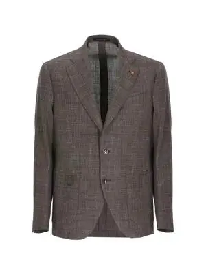 LATORRE Notched-lapel Blazer - Brown