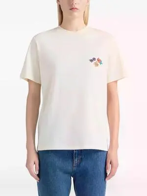 Bally Floral Embroidered T-shirt