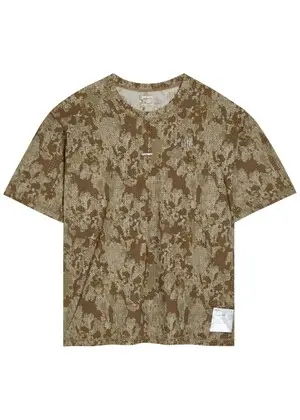 Satisfy Space-o Camouflage Stretch-jersey T-shirt - Multicoloured 1
