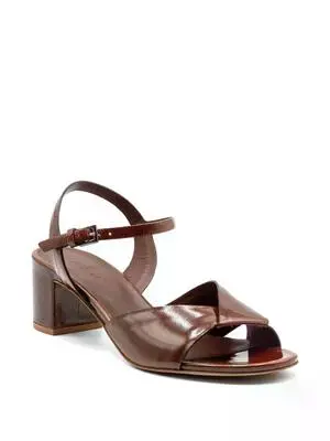 DEL CARLO Betty Crossover-strap Block-heel Sandals